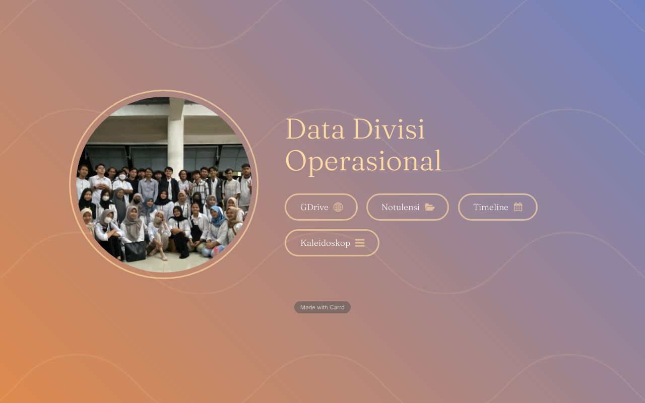 Data Divisi Operasional